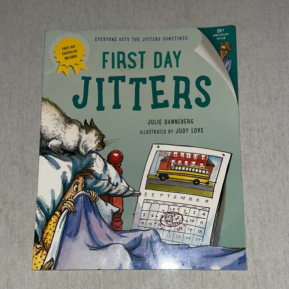 Other | Vintage Collectible Childrens Book First Day Jitters By Julie ...